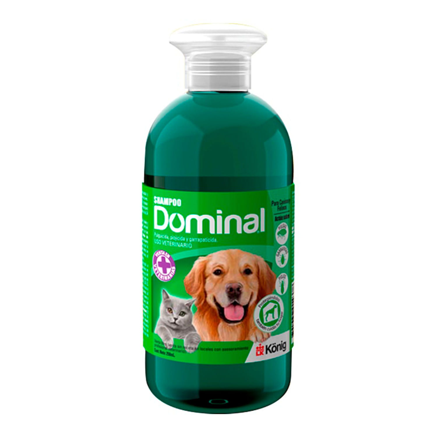 Shampoo Dominal (Repelente de Pulgas, Piojos y Garrapatas) 250ml