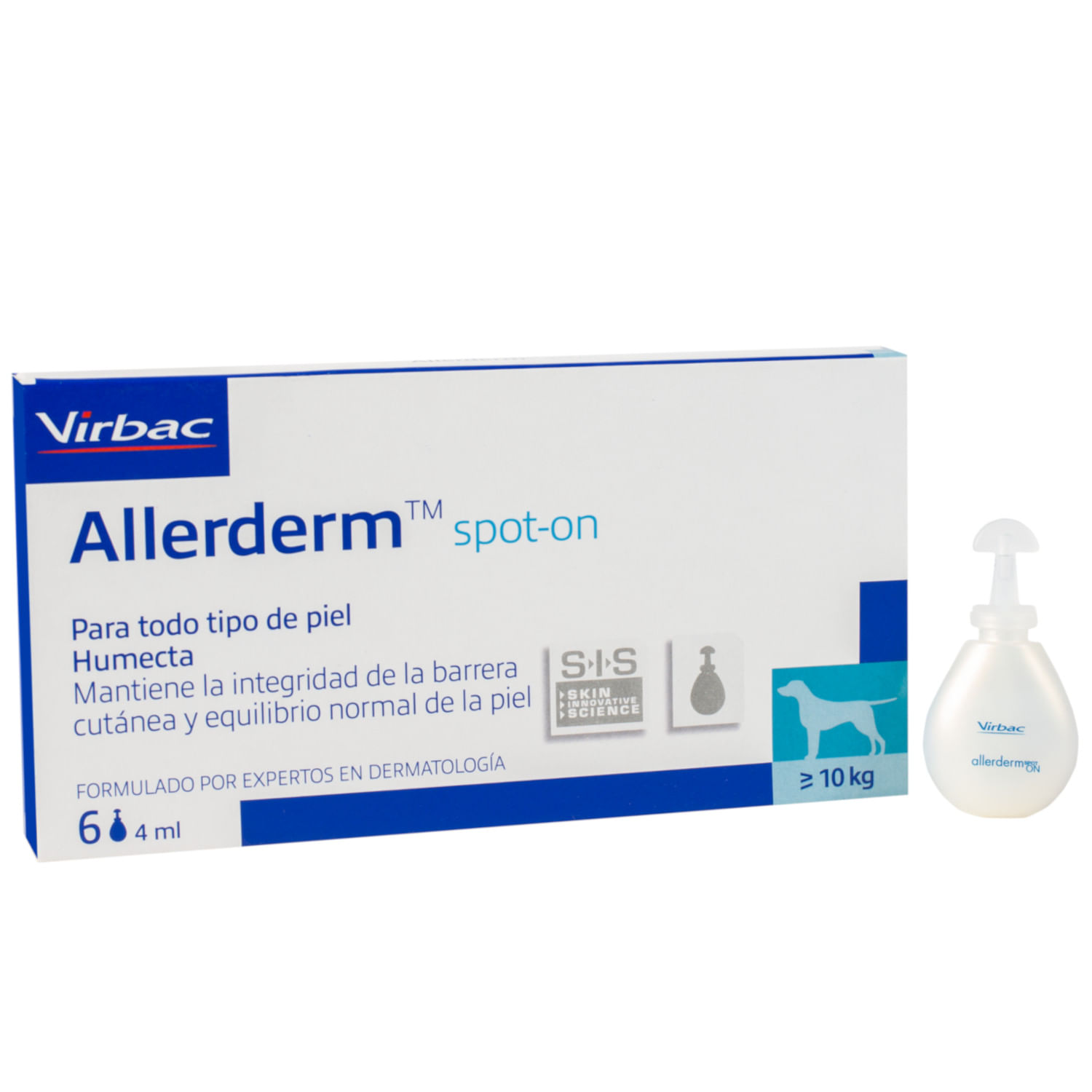 Pipeta Allerderm Sport On - 4ml x6u. (Más de 10kg)